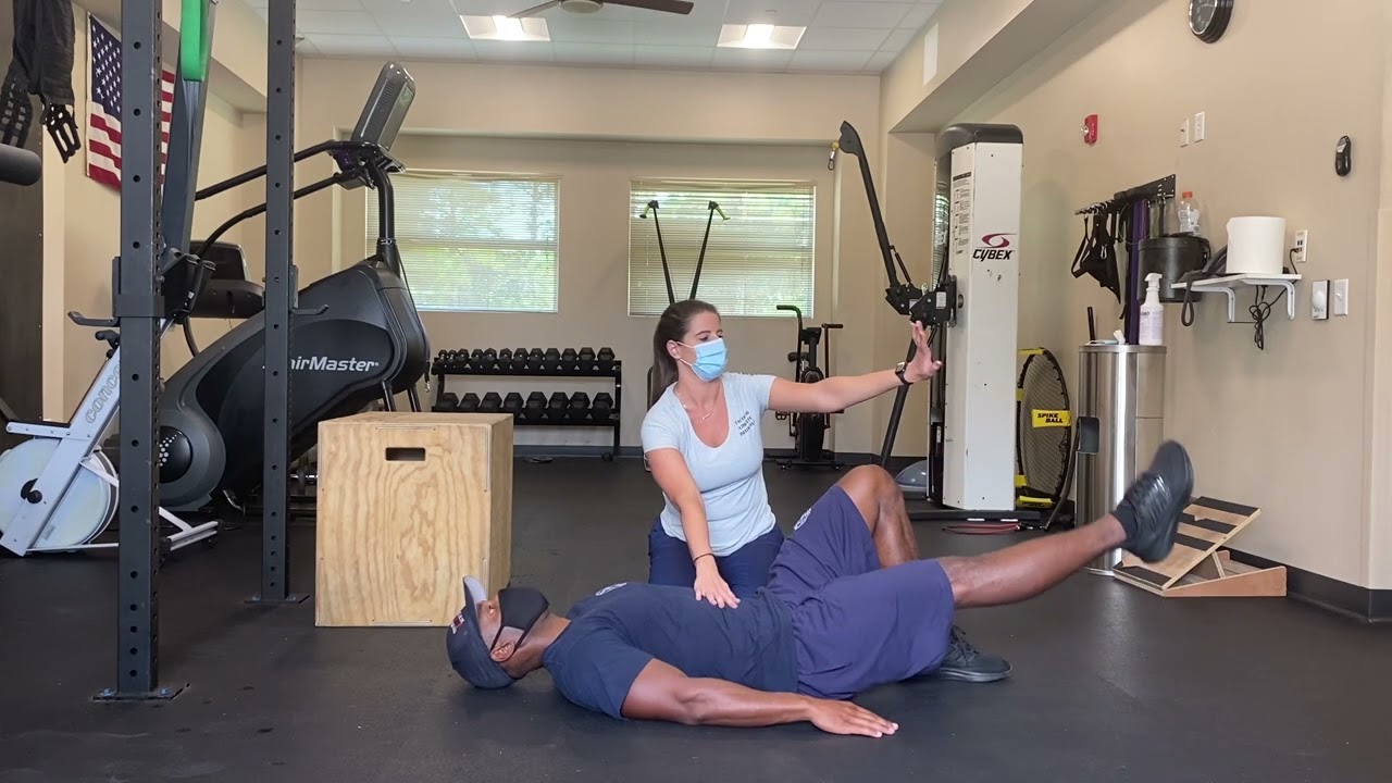 Supine Straight Leg Raise - PBG Fire Rescue