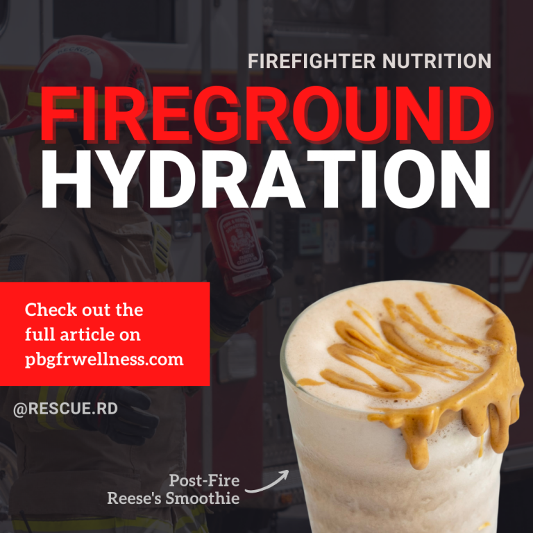 Fireground Hydration - PBG Fire Rescue